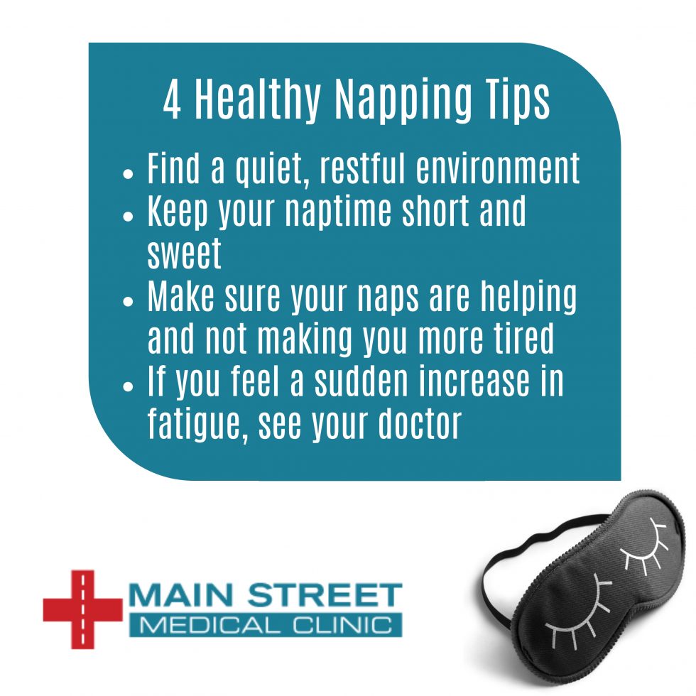 4 Tips for Healthy Napping Habits | Main Street Medical Clinic, Houston
